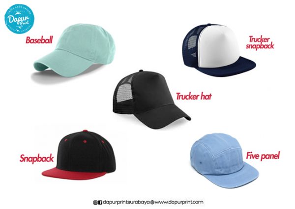5 Jenis Topi Yang Bisa Di Buat Sablon Custom - Dapur Print